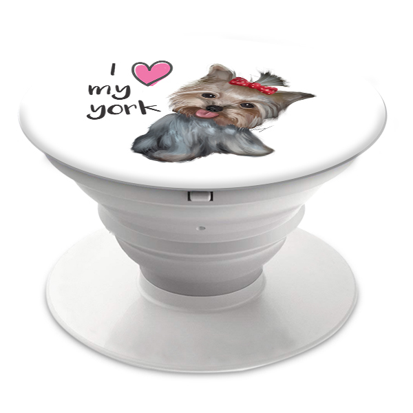 Pop Socket - I love my York " nome do seu animal
